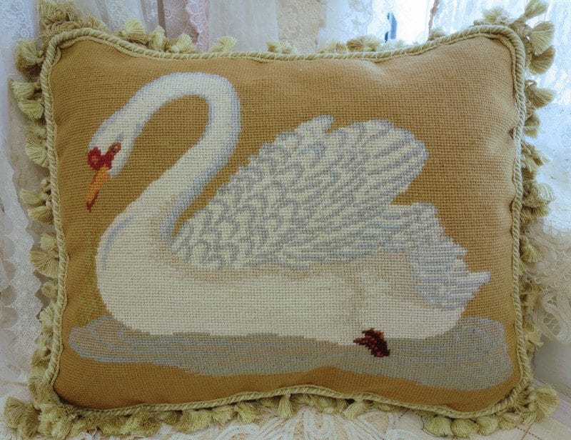 Cherry Blossom Needlepoint Pillow Online Needlepoint Shop For ...