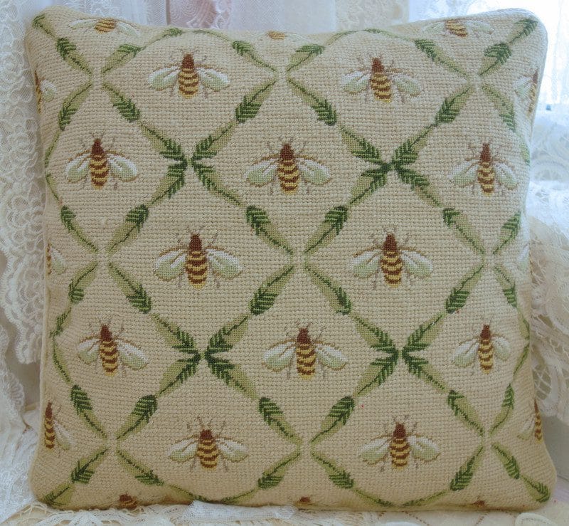 Elegant Floral Needlepoint Pillow Online Needlepoint Shop For ...
