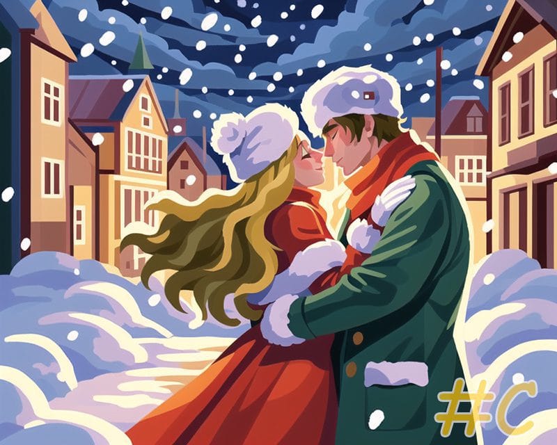 Winter Romance Needlepoint Canvas Needlepoint Online