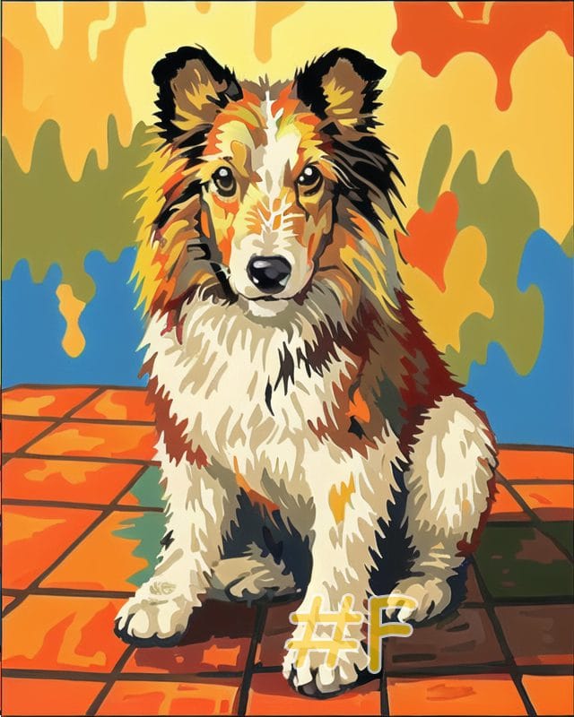 Classic Dog Portrait Needlepoint Canvas Online Needlepoint Shop For ...