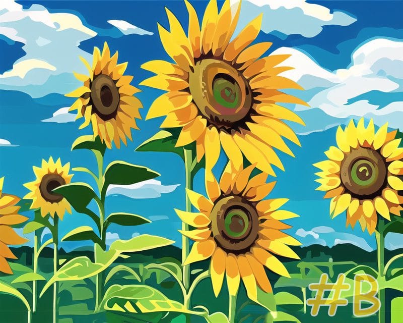 Sunflower Field Needlepoint Canvas Online Needlepoint Shop For ...